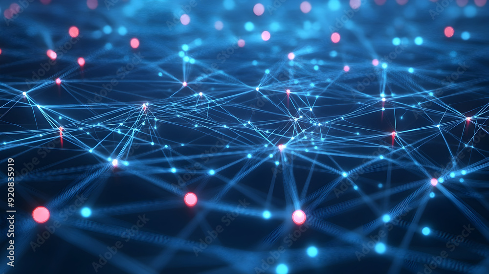 Networking and IT Connectivity - A depiction of complex networks ...