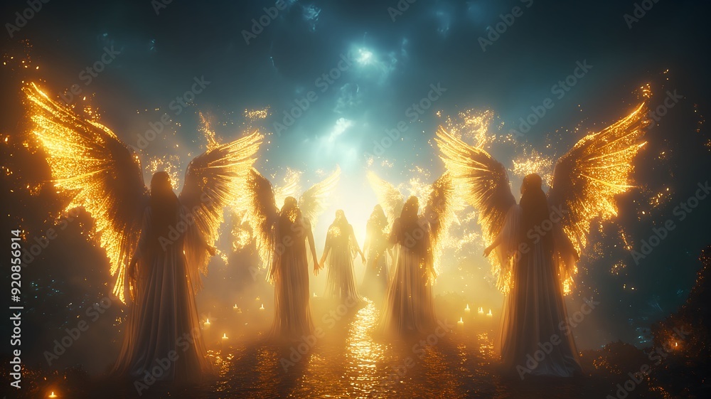 Seven Angels Stand Before God and They Are Given Seven Trumpets ...
