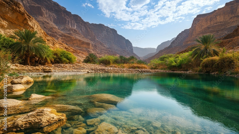 The scenic beauty of the Wadi Al-Disah river in the Tabuk region is one ...