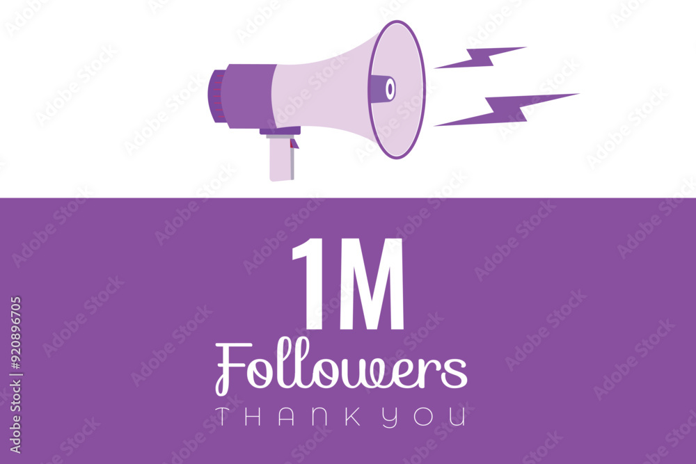 1000000 OR 1m followers celebration. Thank you 1000000 followers ...