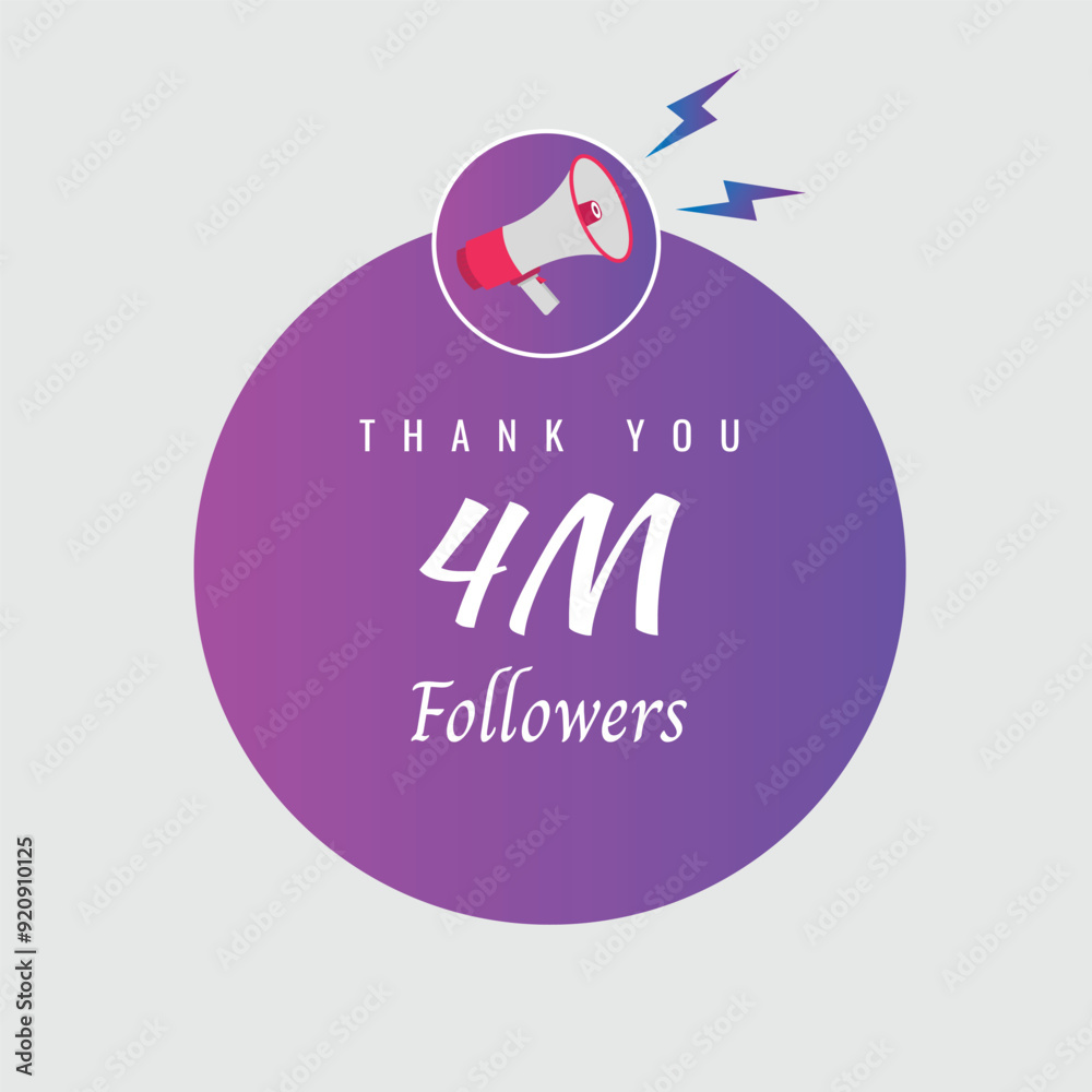 4000000 OR 4m followers celebration. Thank you 4000000 followers ...