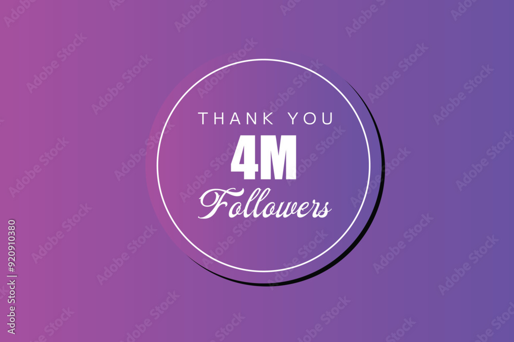 4000000 OR 4m followers celebration. Thank you 4000000 followers ...
