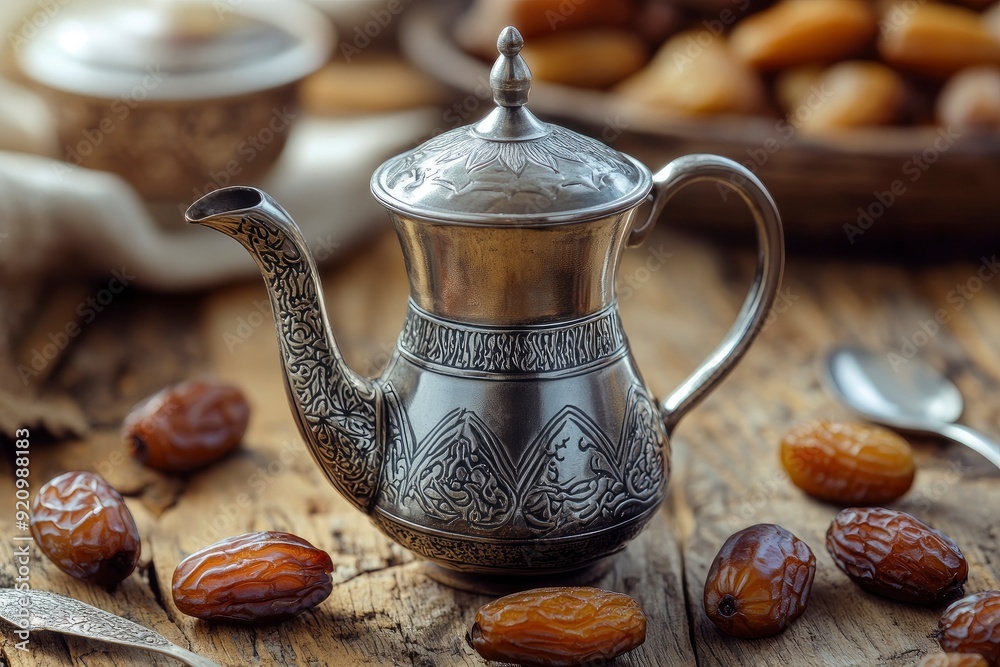 dallah is a metal pot with a long spout designed specifically for ...