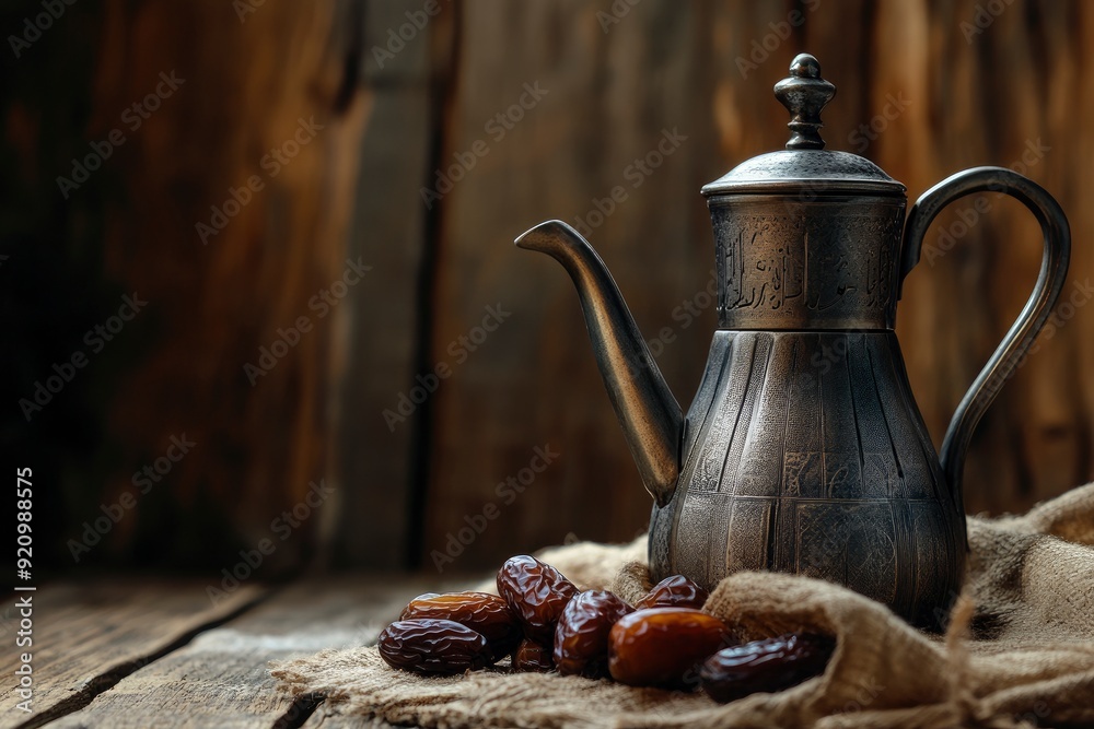 dallah is a metal pot with a long spout designed specifically for ...