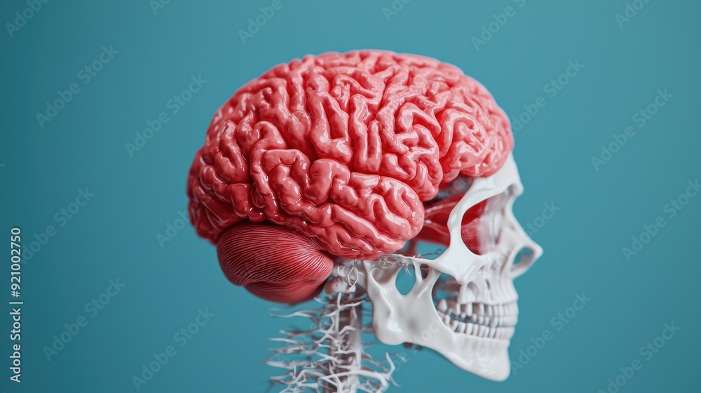 Detailed 3D Model of Pituitary Gland in Brain Endocrine System Control ...