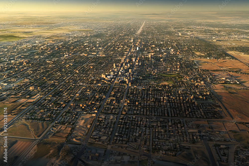 ภาพประกอบสต็อก Technical aerial visual, 3D LiDAR GIS aerial map ...