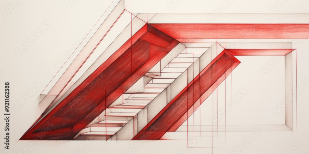 pencil sketch parallel lines at an angle crosshatching, white ...