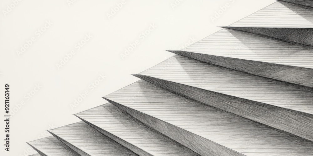 pencil sketch parallel lines at an angle crosshatching, white ...