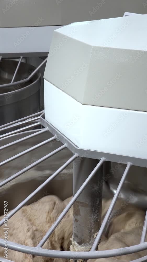 Two Industrial Electric Spiral Dough Mixer Machines Kneads Dough ...