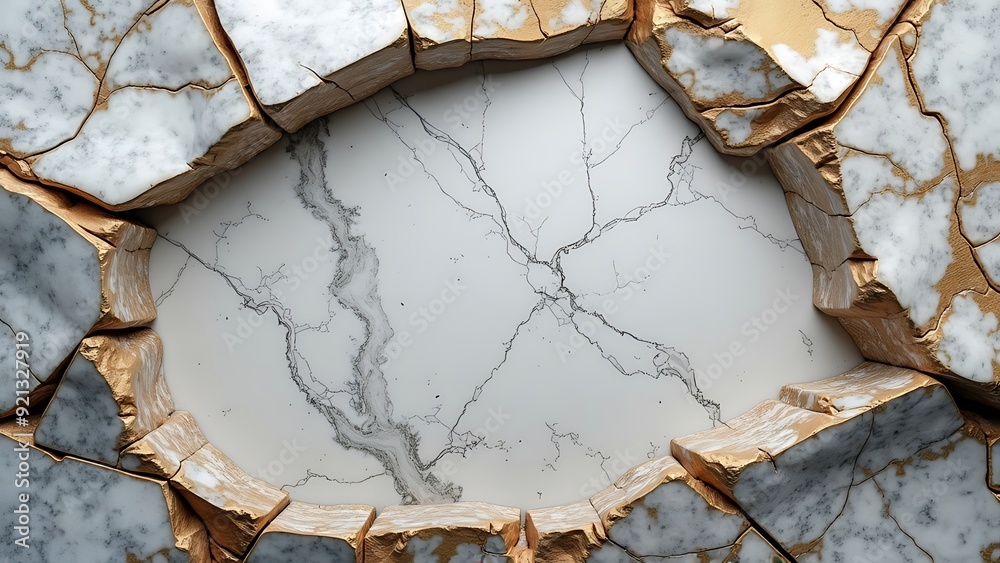 cracked Marble texture frame background, luxury marble texture ...