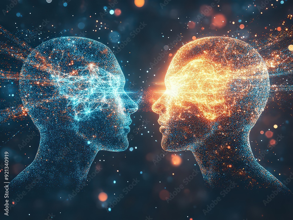 A visual representation of direct communication between individuals ...