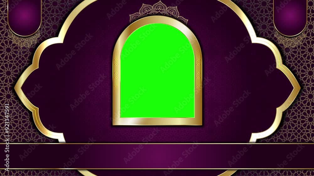 animated luxury islamic Arabic background , muslim design video ...