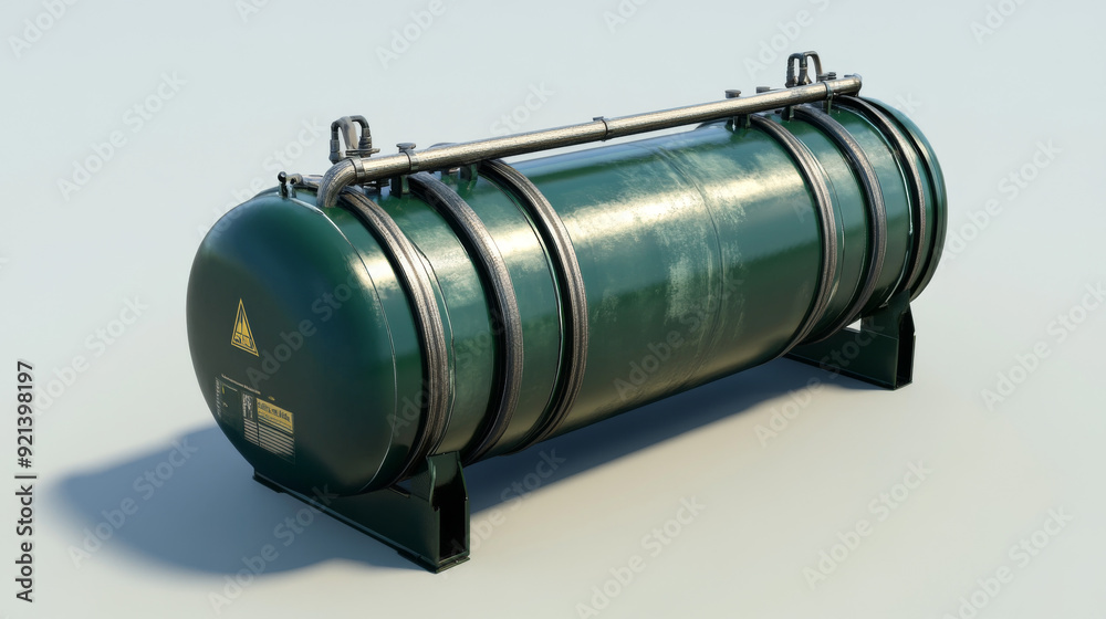 Gas tank for storing energy from hydrogen produced by clean energy ...
