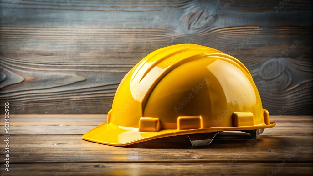 Hard hat for construction worker providing protection on the job site ...