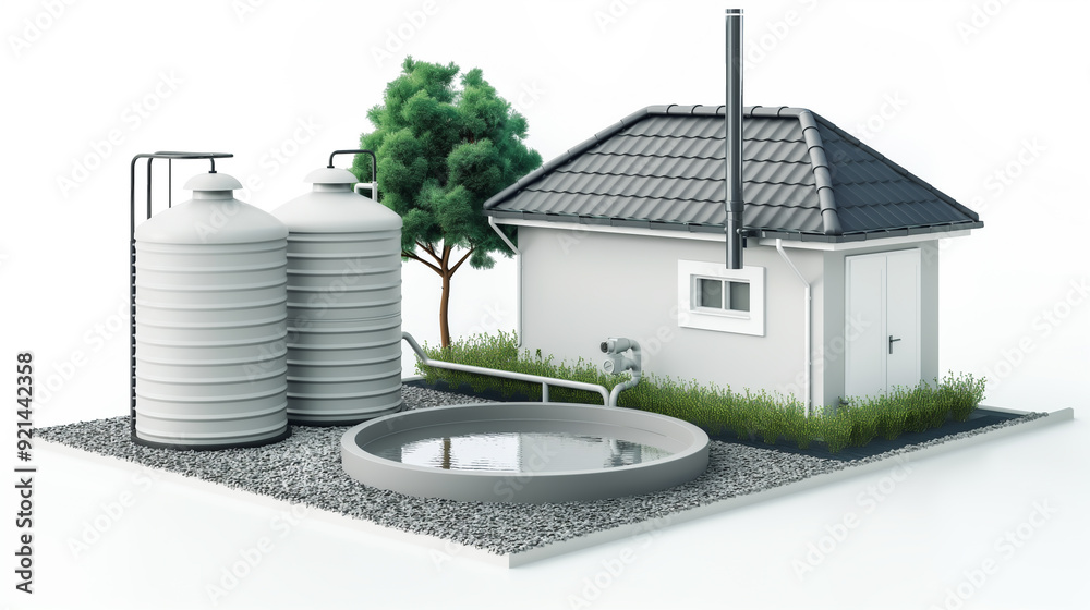 Sustainable Home with Water Storage System: A miniature model of a ...