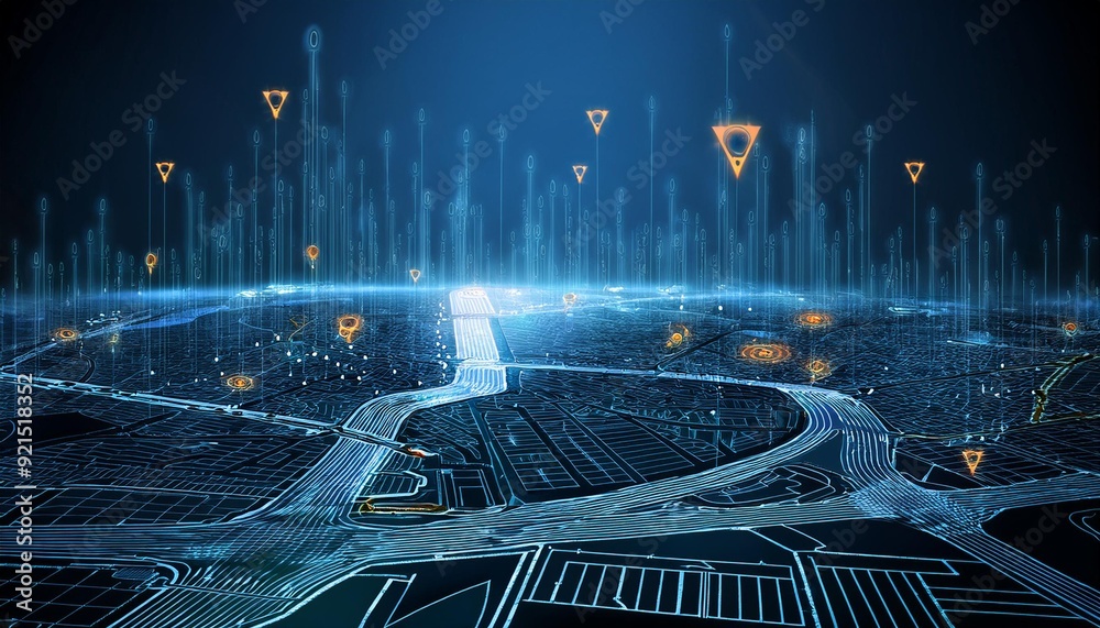 IT technology background that portrays the resilience digital systems ...