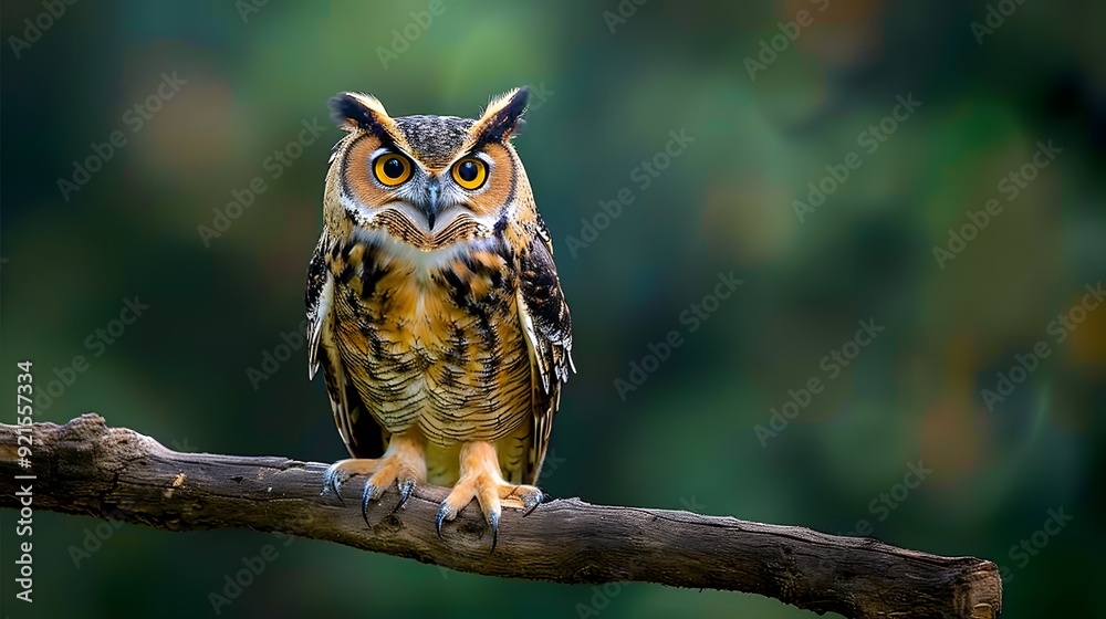 Laughing owl perched on a tree branch, displaying its unique facial ...
