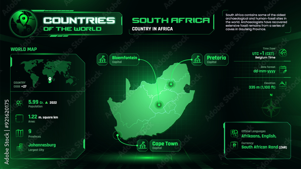 South Africa Map Detailed Insights on Geography, Population and Key ...