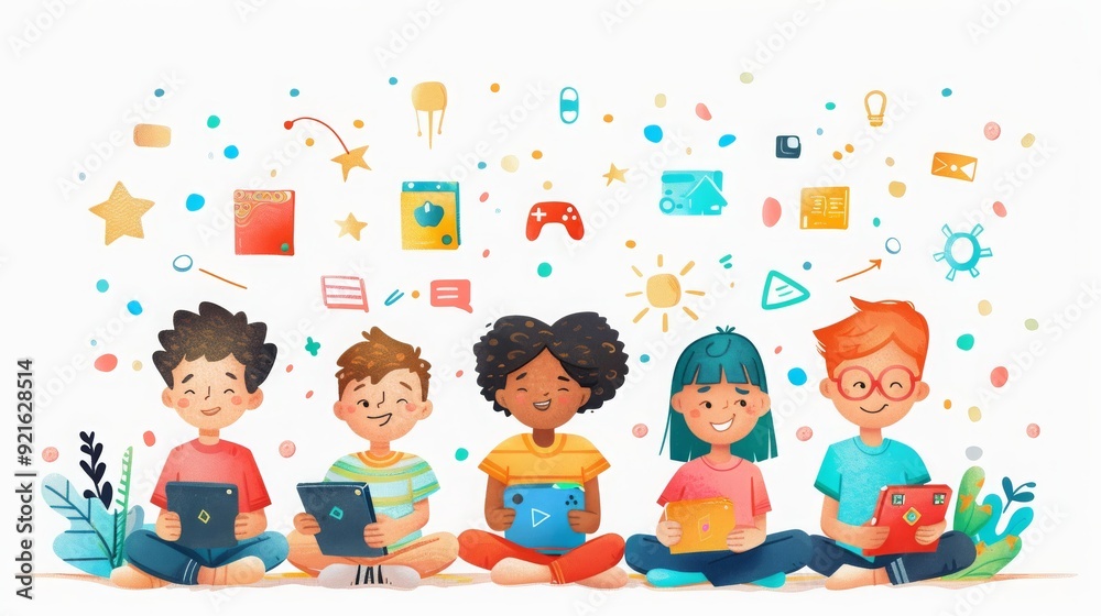 kids tablet games clip art , educational games clip art , tablet ...