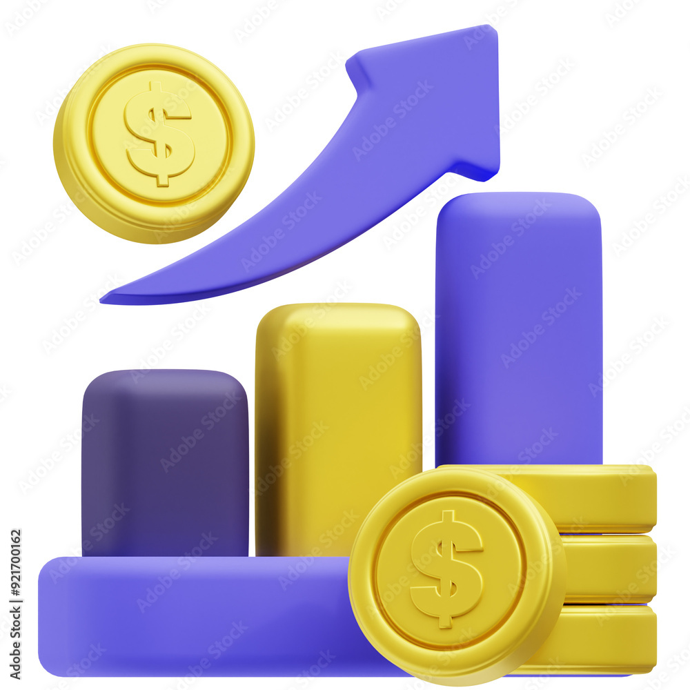 Elevate your business strategy with a dynamic set of 3D Icons designed ...