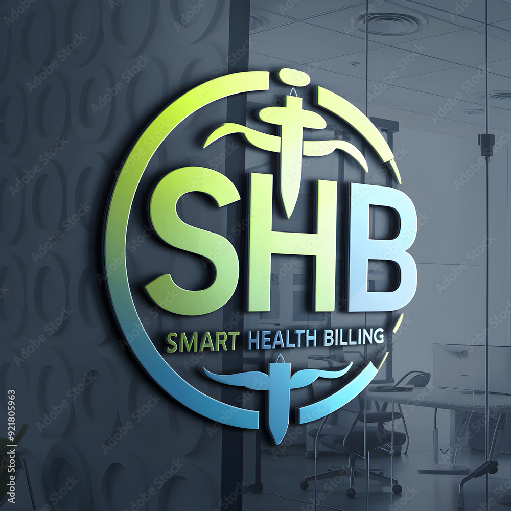 Smart Health Billing Logo: A vibrant, modern logo design for Smart ...