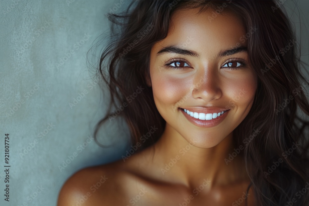 Colombian Latina woman is showcasing her skin after a microdermabrasion ...