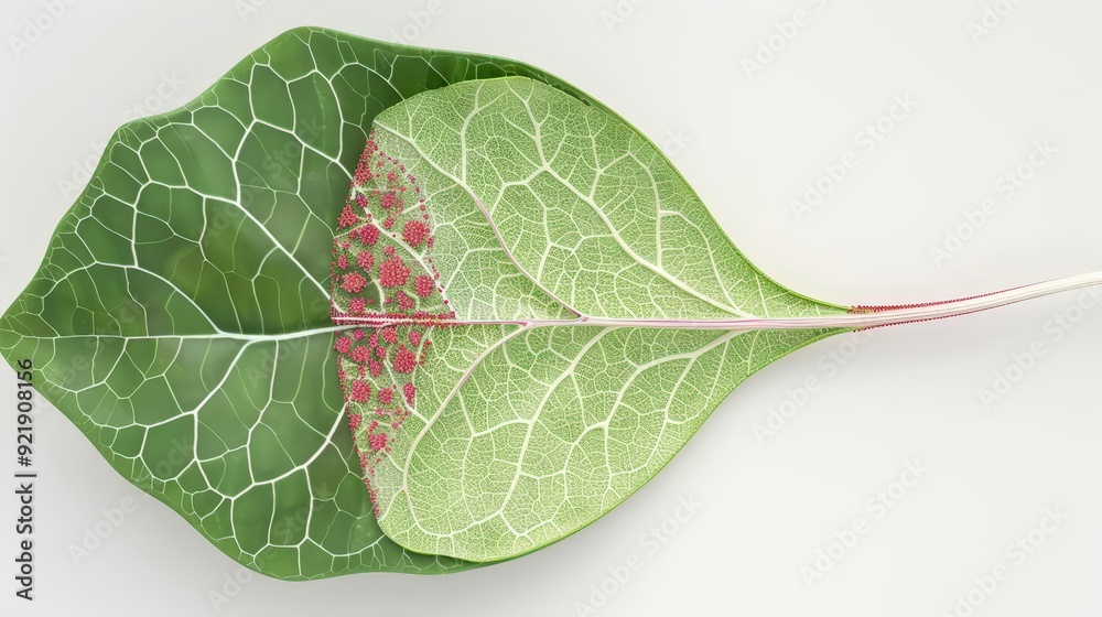 Detailed 3D Animation of Plant Leaf Cross-Section with Stomata, Guard ...