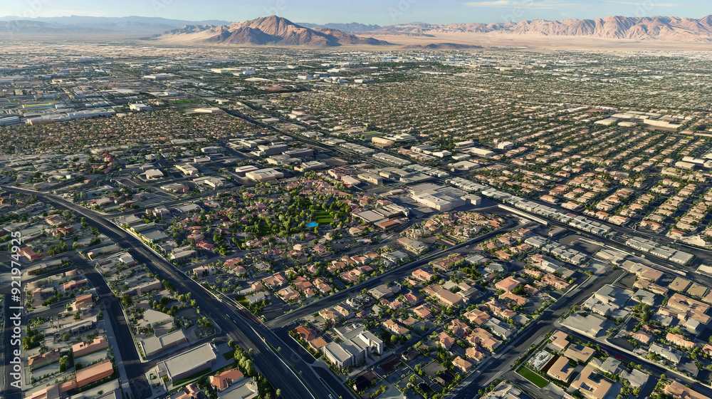 Technical aerial visual, 3D LiDAR GIS aerial map satellite scan model ...