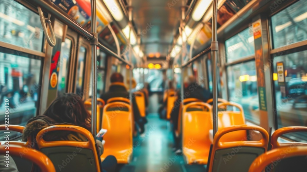 Public Transportation: Employing buses, trains, or subways for getting ...
