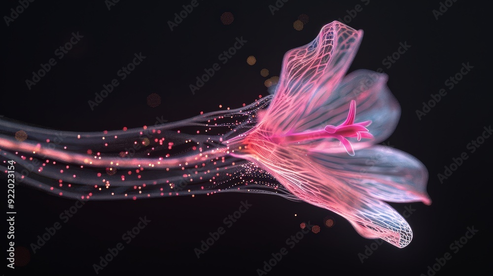 Botanical Anatomy Unveiled: 3D Animated Flower Cross-Section ...