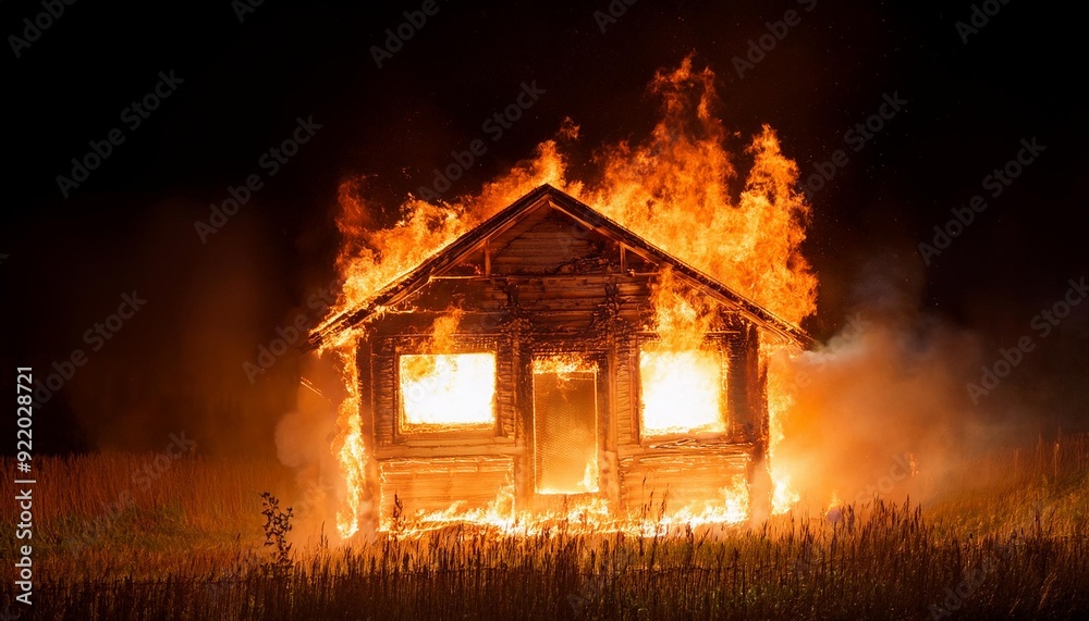 "Nightfall Inferno: The Accidental Blaze that Consumed the Wooden ...