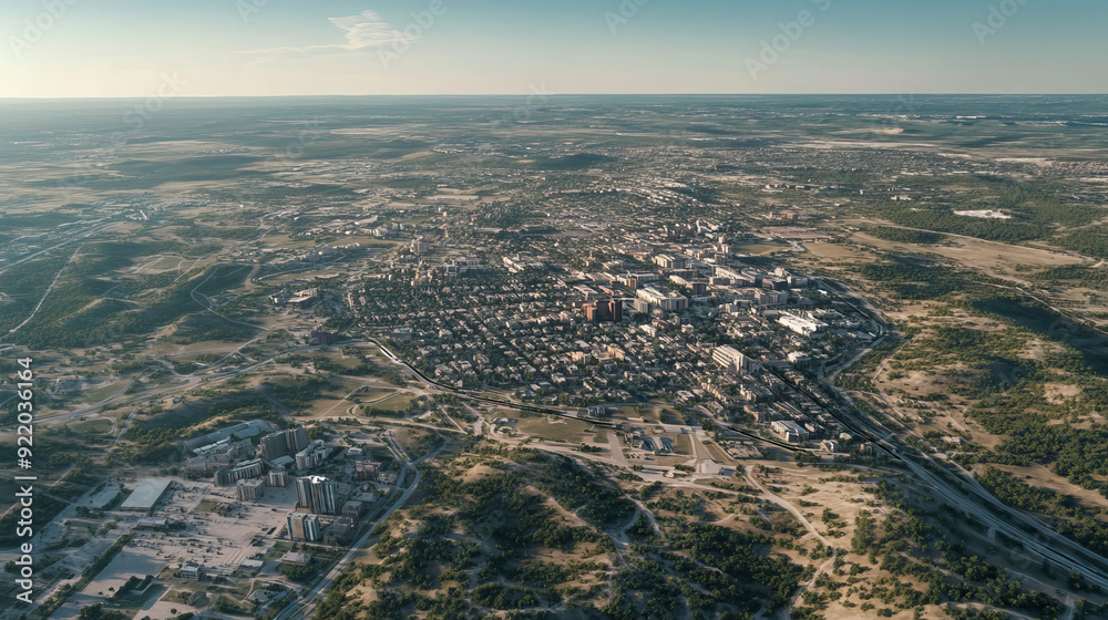 Technical aerial visual, 3D LiDAR GIS aerial map satellite scan model ...