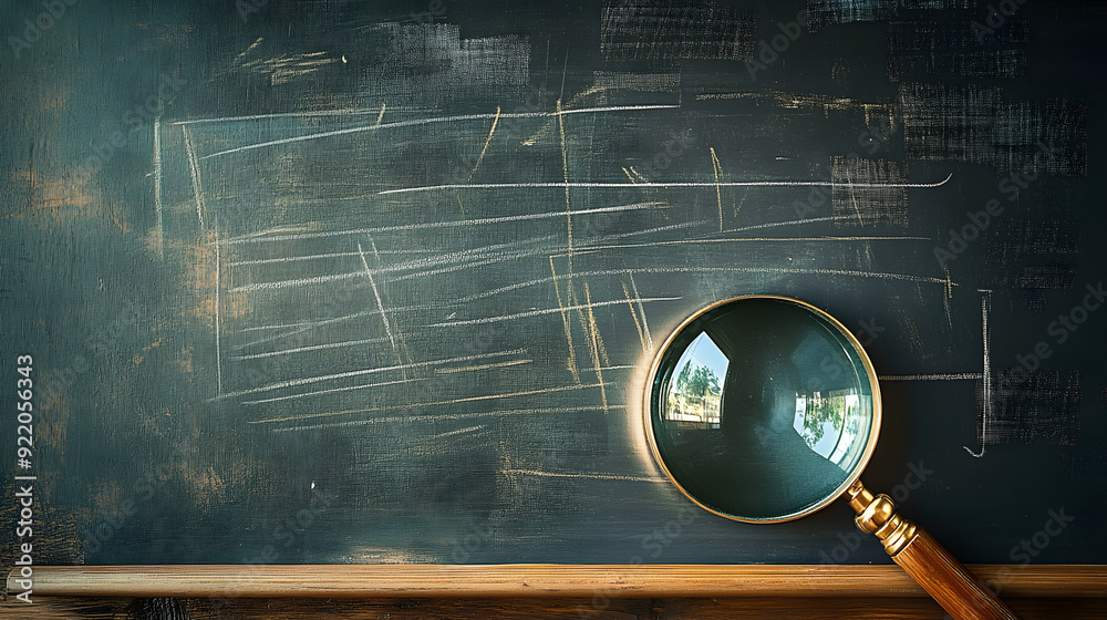 Analyzing questions in education using a magnifying glass on a ...