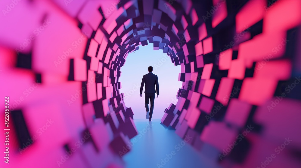 A leader, with a visionary spirit, uses technology to visualize a ...