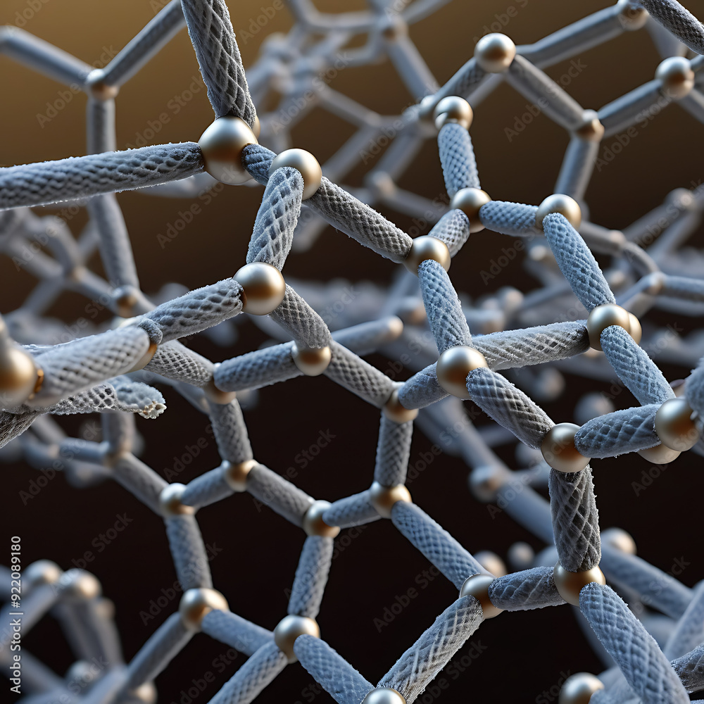 Molecular Level, Silk, Fiber Structure, Protein Chains, Abstract, High ...