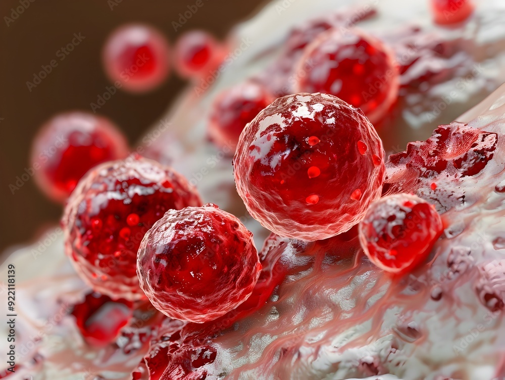 Detailed of Erythema Nodosum with Painful Skin Lumps Stock Illustration ...