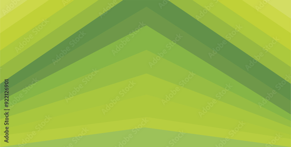 The composition of parallelograms and triangles with shades of green is ...