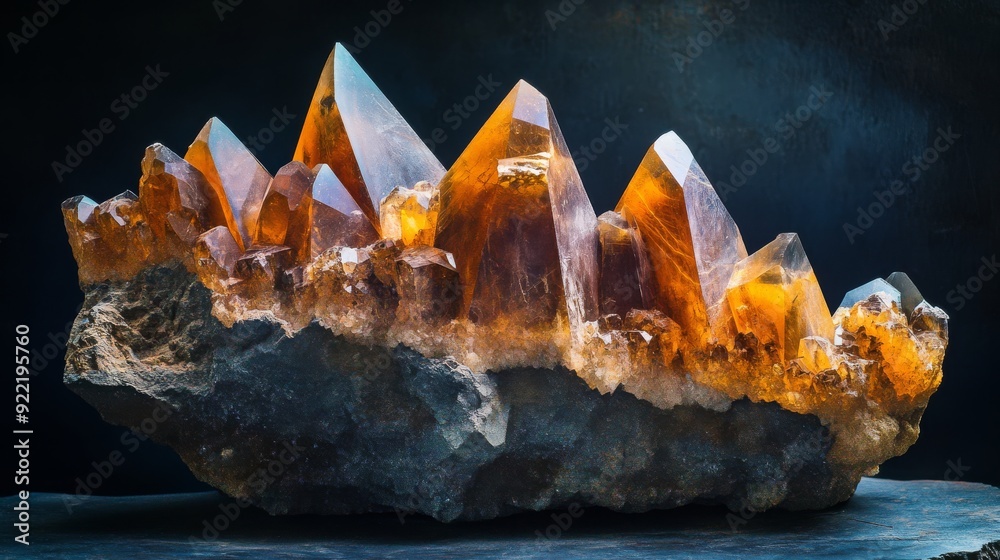 An ultra-high-resolution image of a natural mineral formation with ...