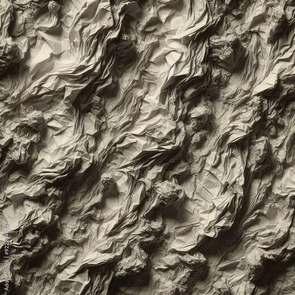 Paper Mache Folds A rough paper mache inspired texture with crum Stock ...