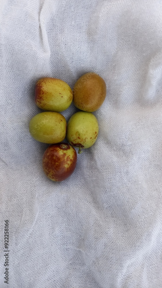 Jujube, jujuba, Ziziphus jujuba, red date, Chinese date or Chinese ... Jujube, jujuba, Ziziphus jujuba, red date, Chinese date or Chinese ...