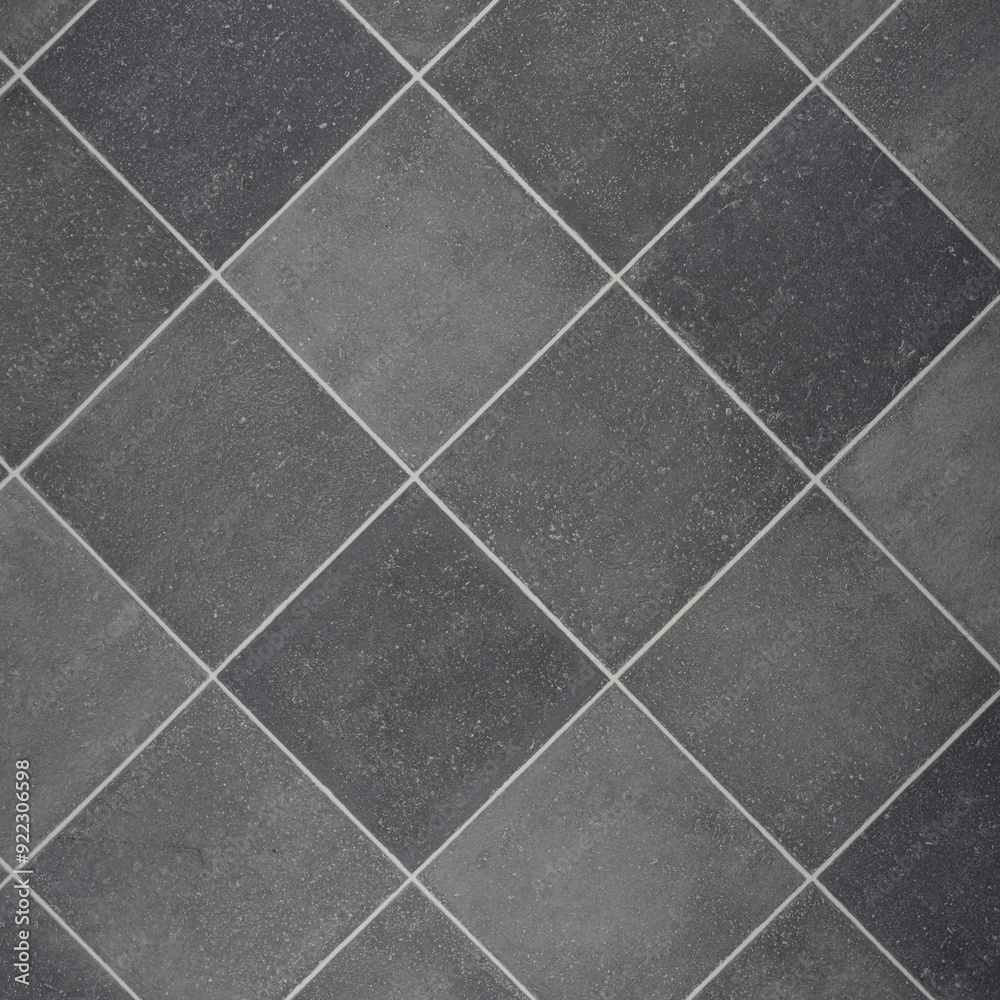 Gray and Black Checkered Tile Texture - High-Resolution Swatch with ...