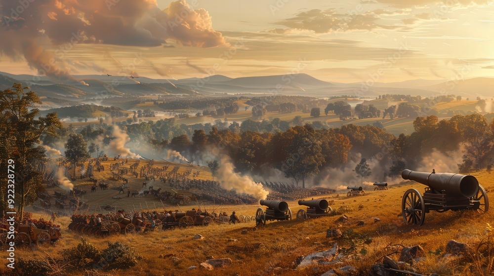 Battle of Valor: Reenactment of American Civil War Conflict on Historic ...