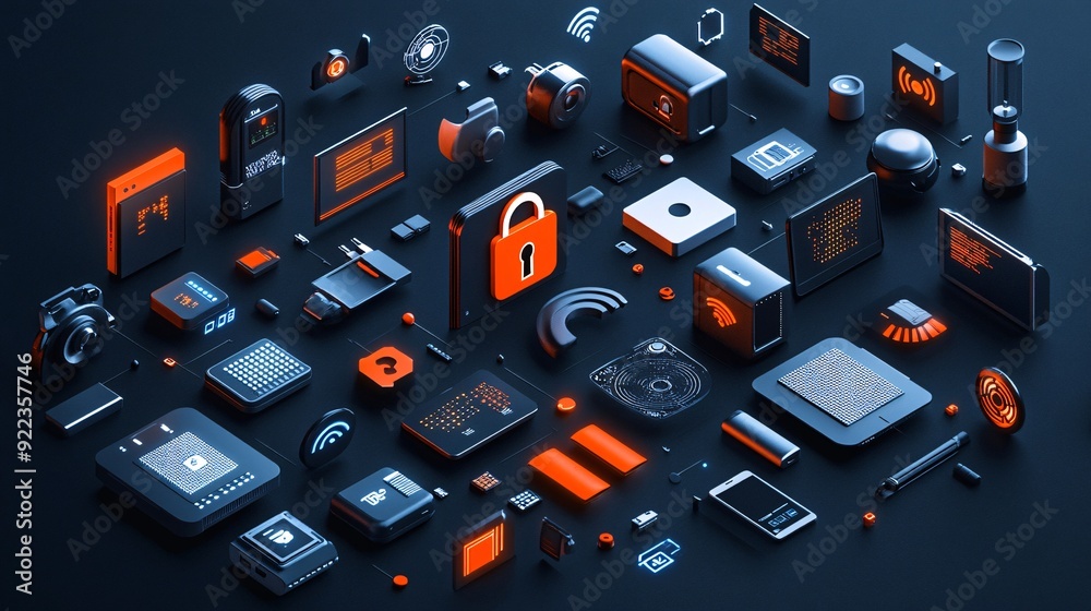 Personal Devices and IoT Security with Lock: An illustration of cyber ...