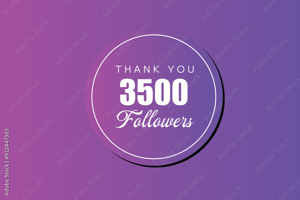 3500 OR 3.5k followers celebration. Thank you 3500 followers ...