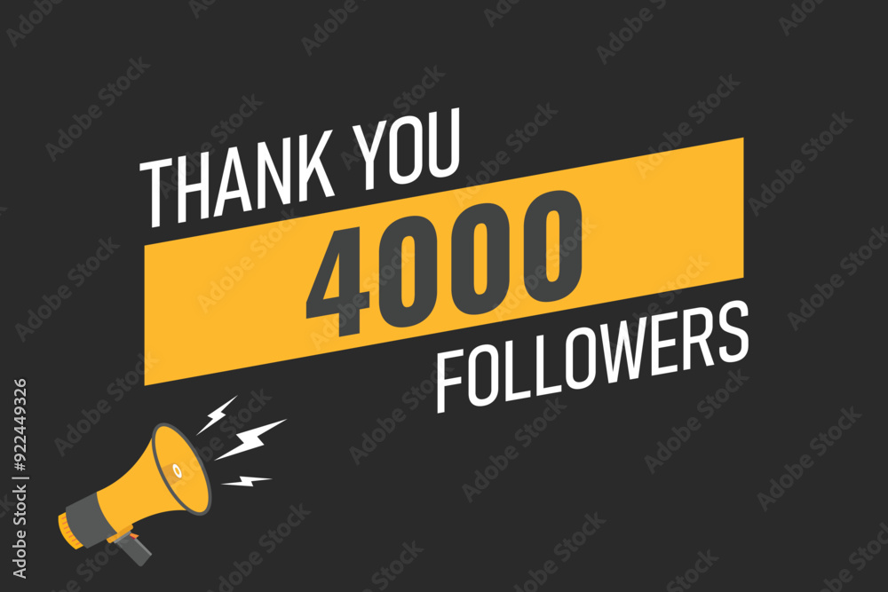 4000 OR 4k followers celebration. Thank you 4000 followers ...