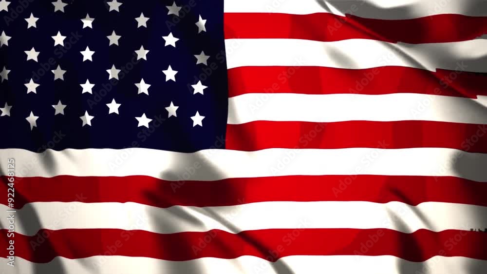 USA Flag Video, Animation American Flag Video, Waving USA Flag ...