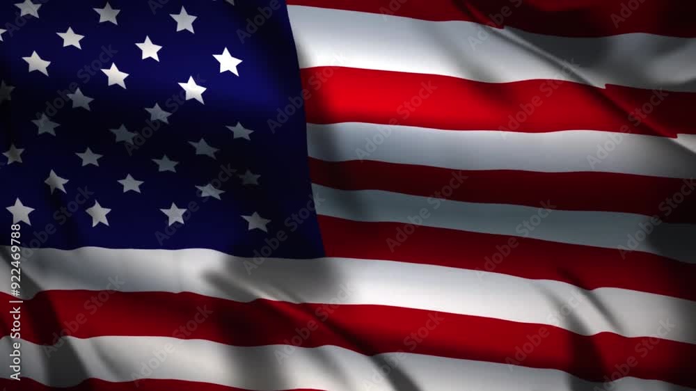Flag Video, Animation American Flag Video, Waving USA Flag Animation ...