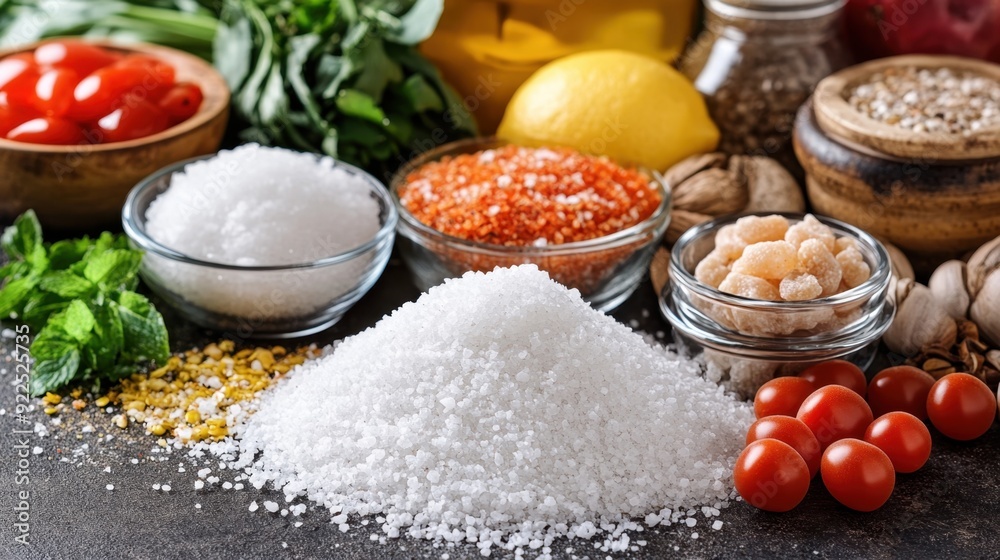 Graphic highlighting the high salt content in processed foods ...