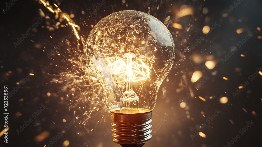 flame, fiery, idea, bulb, light, artistic, artwork, brainstorming, concentration, contemporary ...