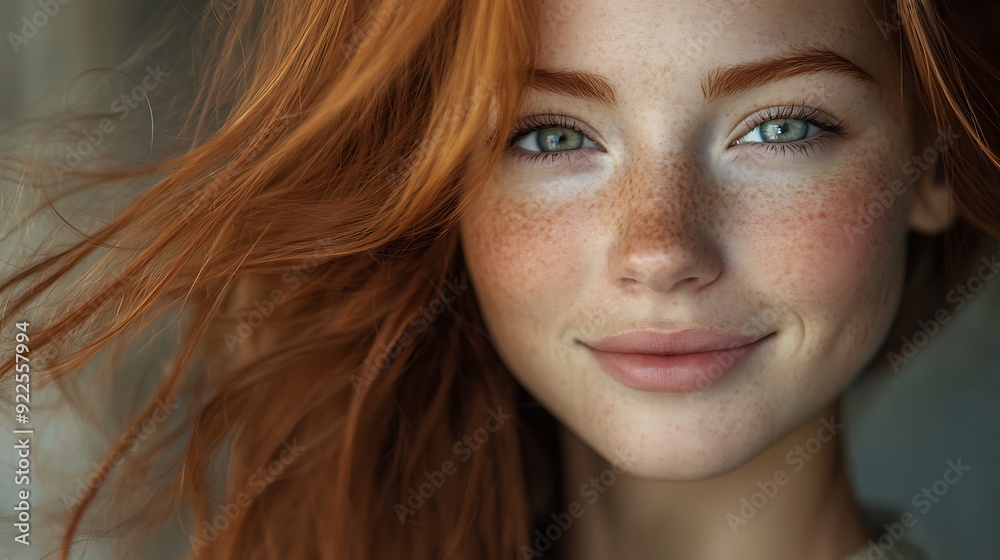 A beautiful Danish woman. Denmark. A beautiful Danish woman. A close-up ...